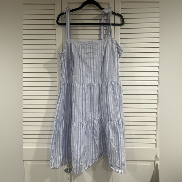 Derek Heart | Dresses | Derek Heart Blue And White Striped Dress | Poshmark